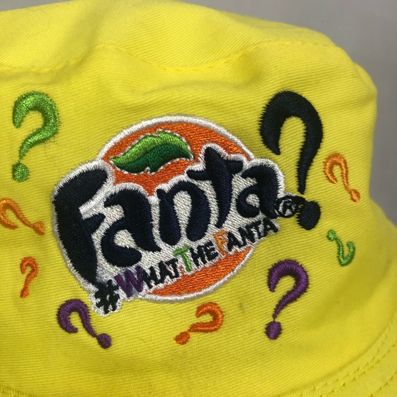 Fanta | Accessories | Fanta Bright Yellow Bucket Hat Vintage Club Kid ...